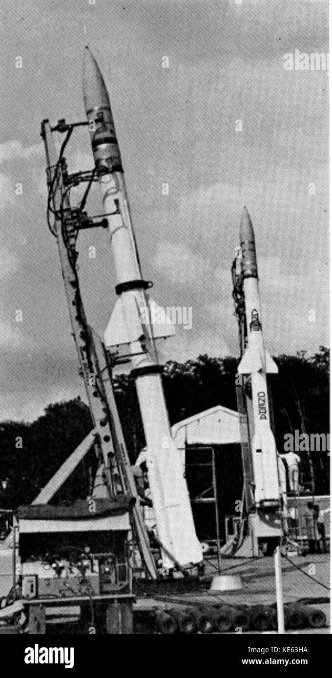 Titus french sounding rocket Stock Photo - Alamy