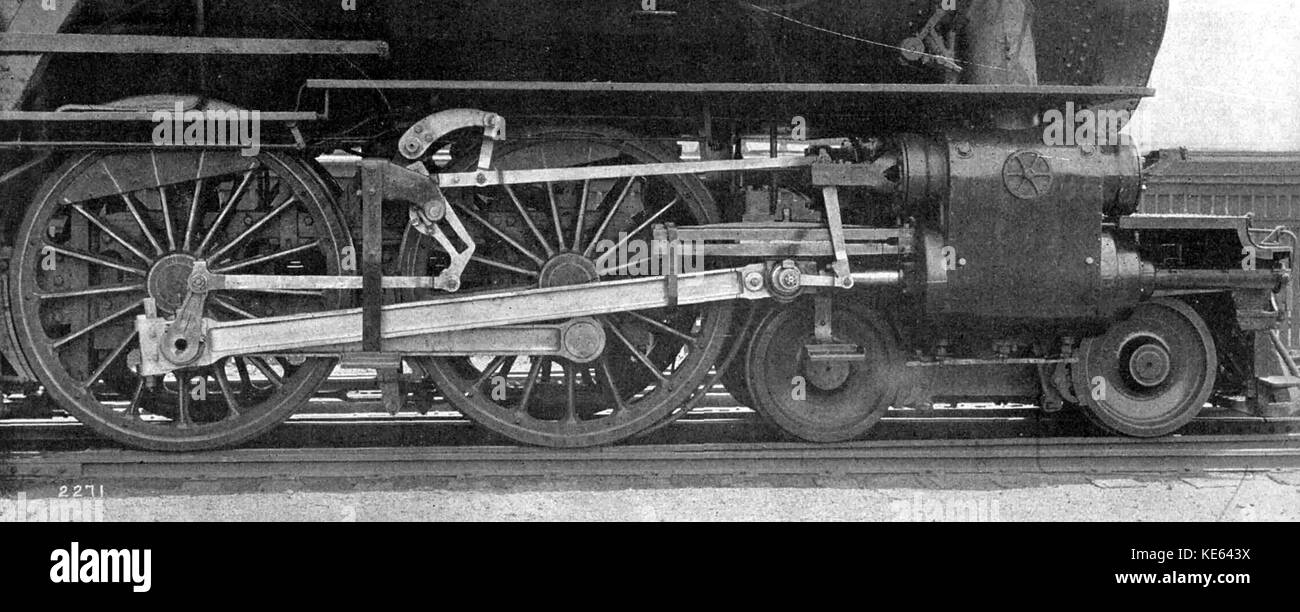 Walschearts valve gear Stock Photo - Alamy