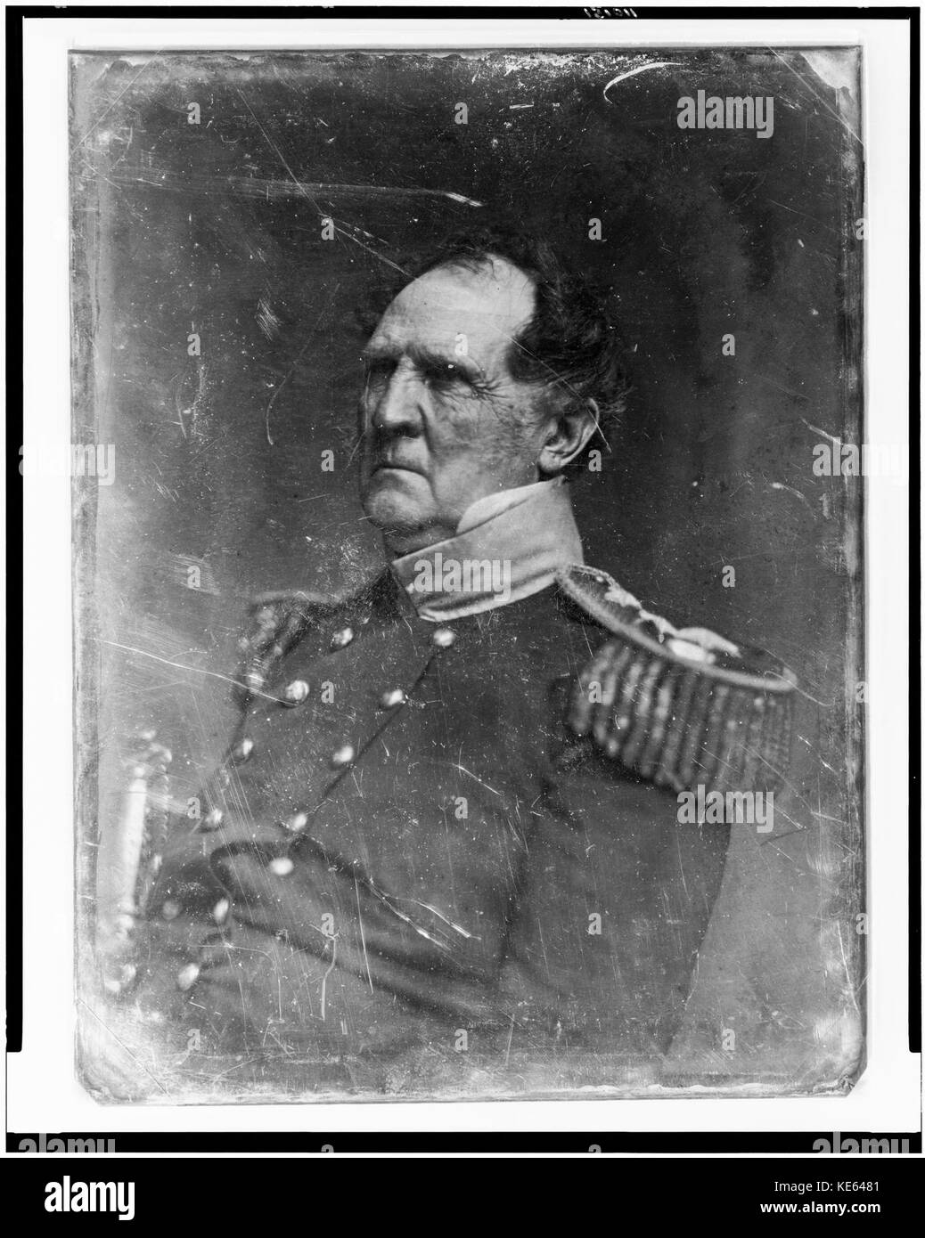 Winfield Scott 1849 Stock Photo - Alamy