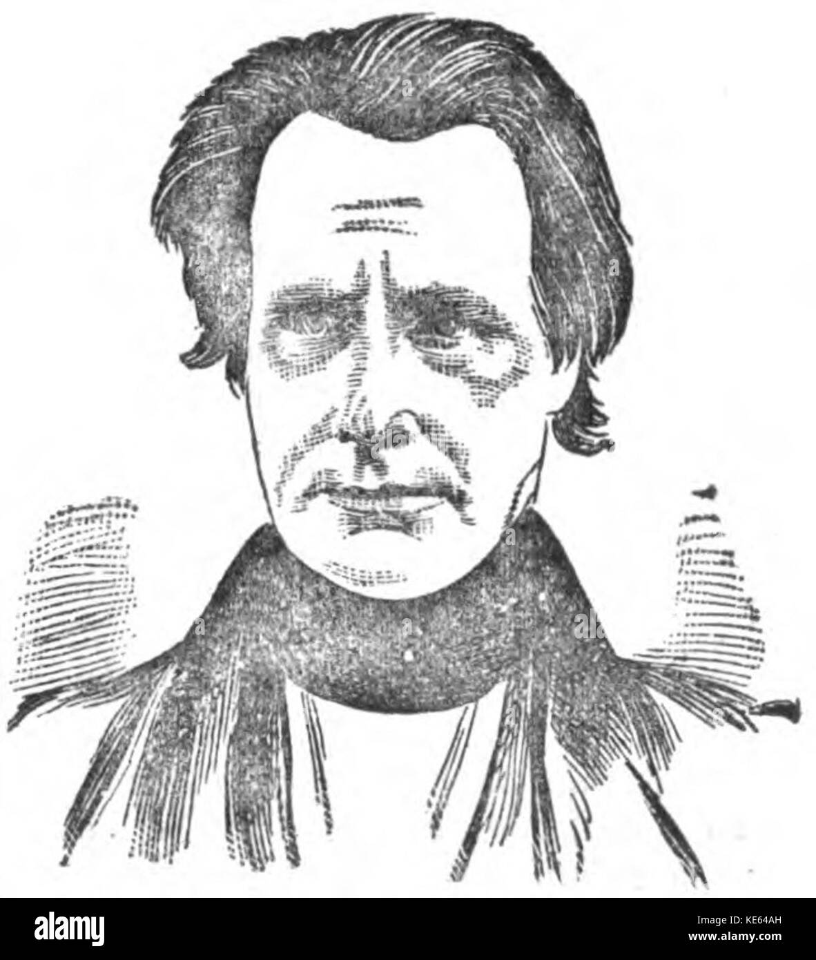 William Allen sketch 1900 Stock Photo - Alamy