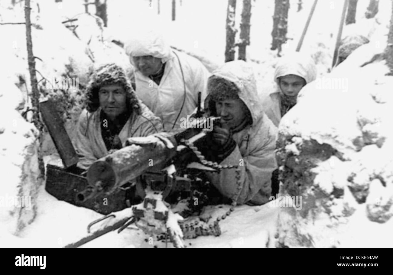 Winter war history Black and White Stock Photos & Images - Alamy