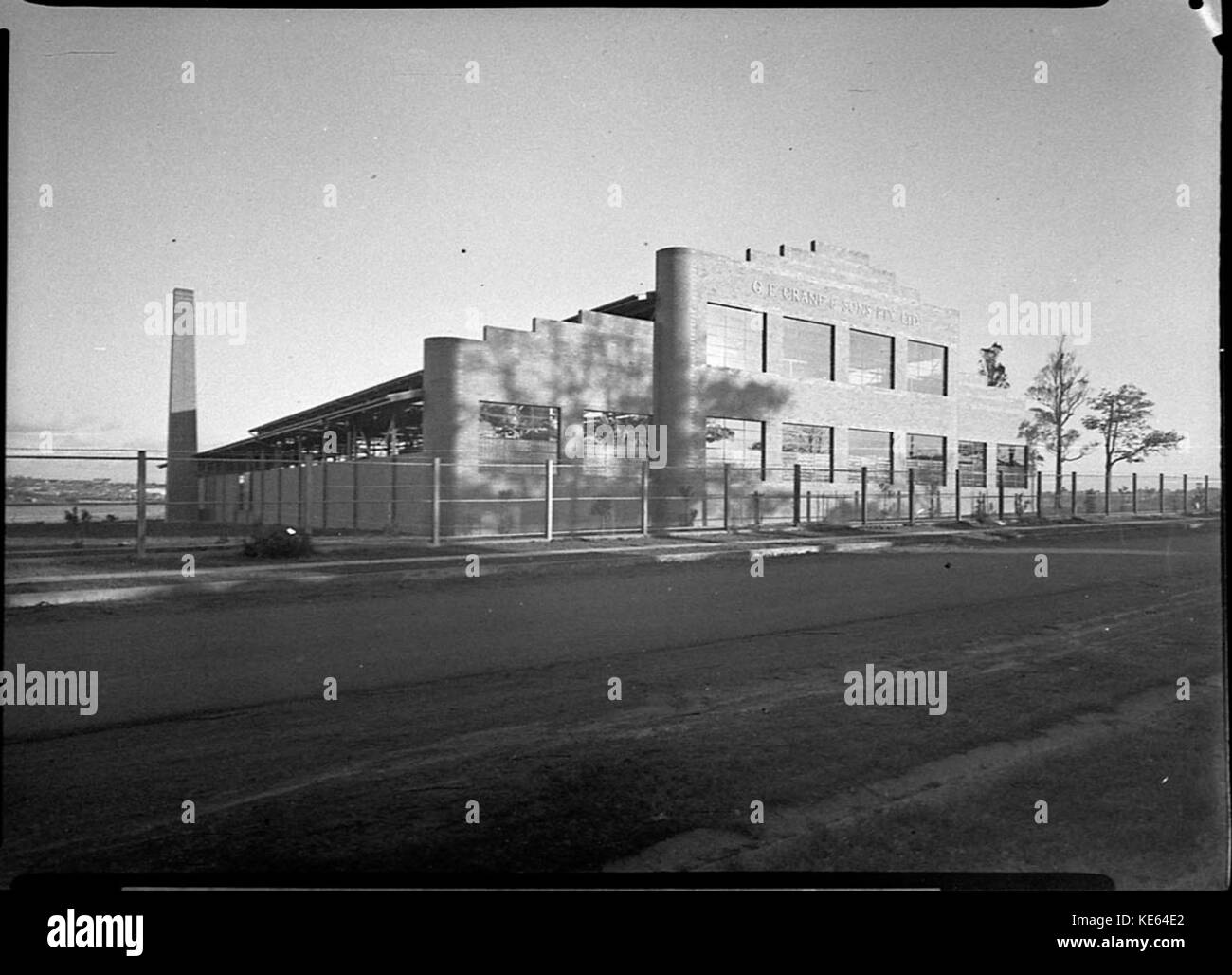 27387 GE Crane and Sons building Stock Photo - Alamy