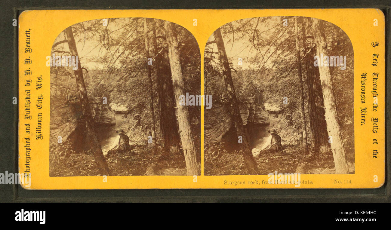 Sturgeon Rock, from Hemlock Points, by Bennett, H. H. (Henry Hamilton ...
