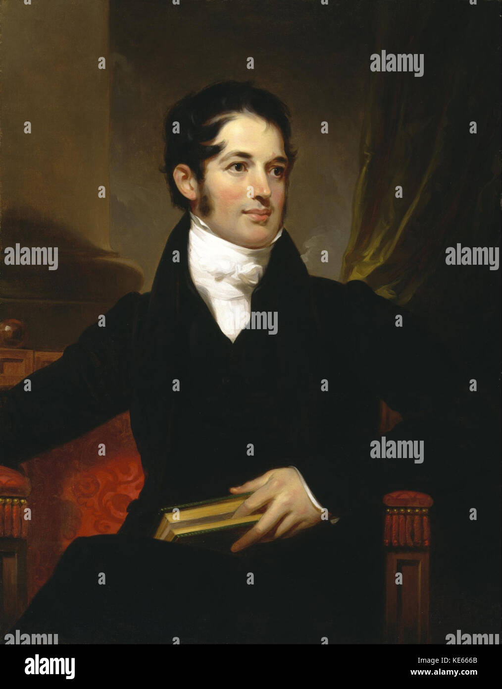 Thomas Sully Portrait of James Cornell Biddle Stock Photo - Alamy