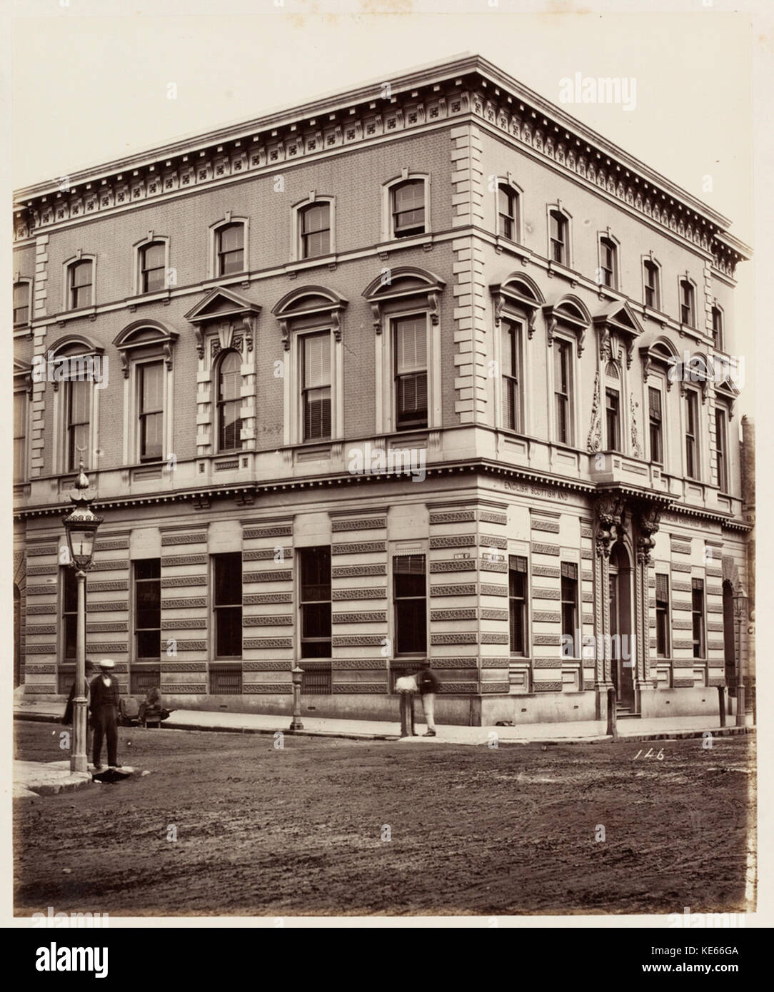 Old vintage photo chartered bank hi-res stock photography and images ...