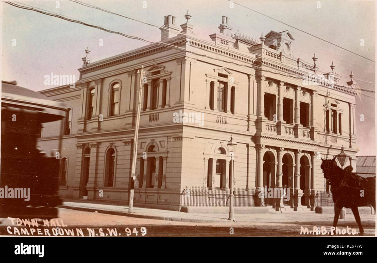 796175 Town Hall Camperdown Stock Photo - Alamy