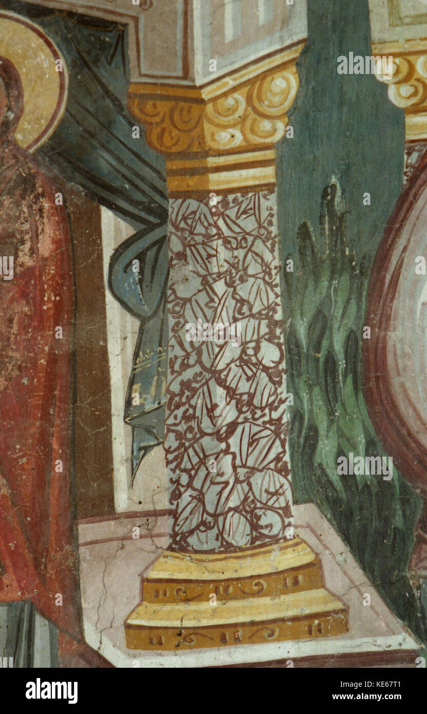 Paintings in the Church of the Theotokos Peribleptos of Ohrid 026 Stock ...