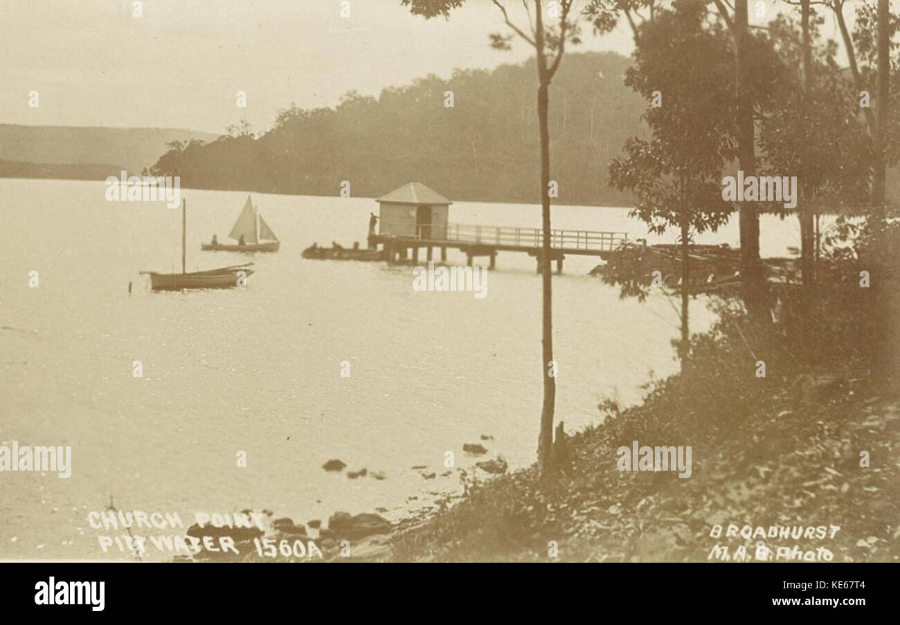 796787 Church Point Pittwater Stock Photo - Alamy