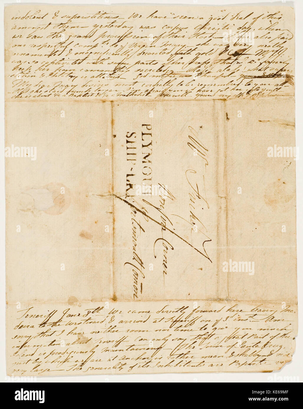 866266 Letters from the Rev Richard Johnson to Henry Fricker 30 May ...