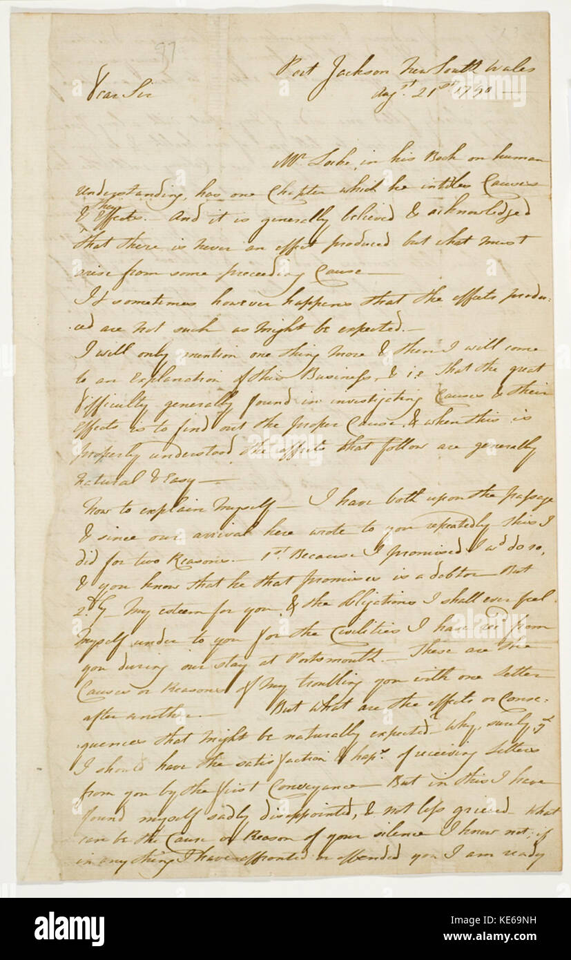 866242 Letters from the Rev Richard Johnson to Henry Fricker 30 May ...