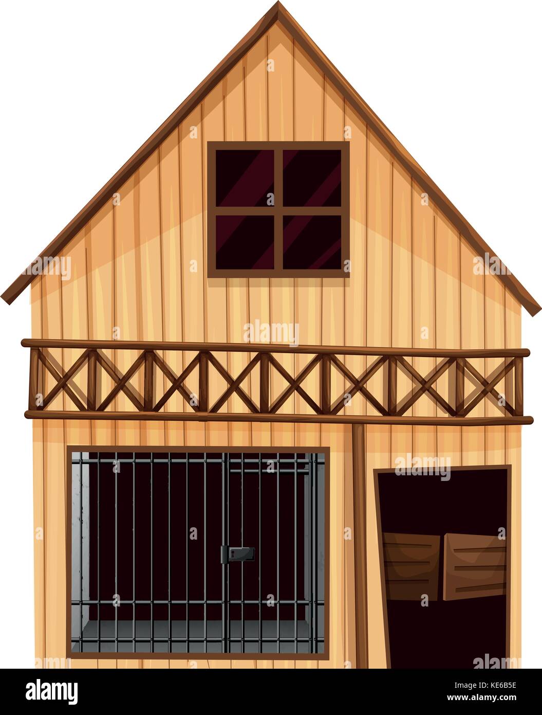 Cell hut Stock Vector Images - Alamy