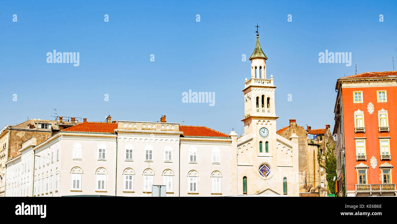 Picture of historical building in Split Old Town, Croatia on summertime ...