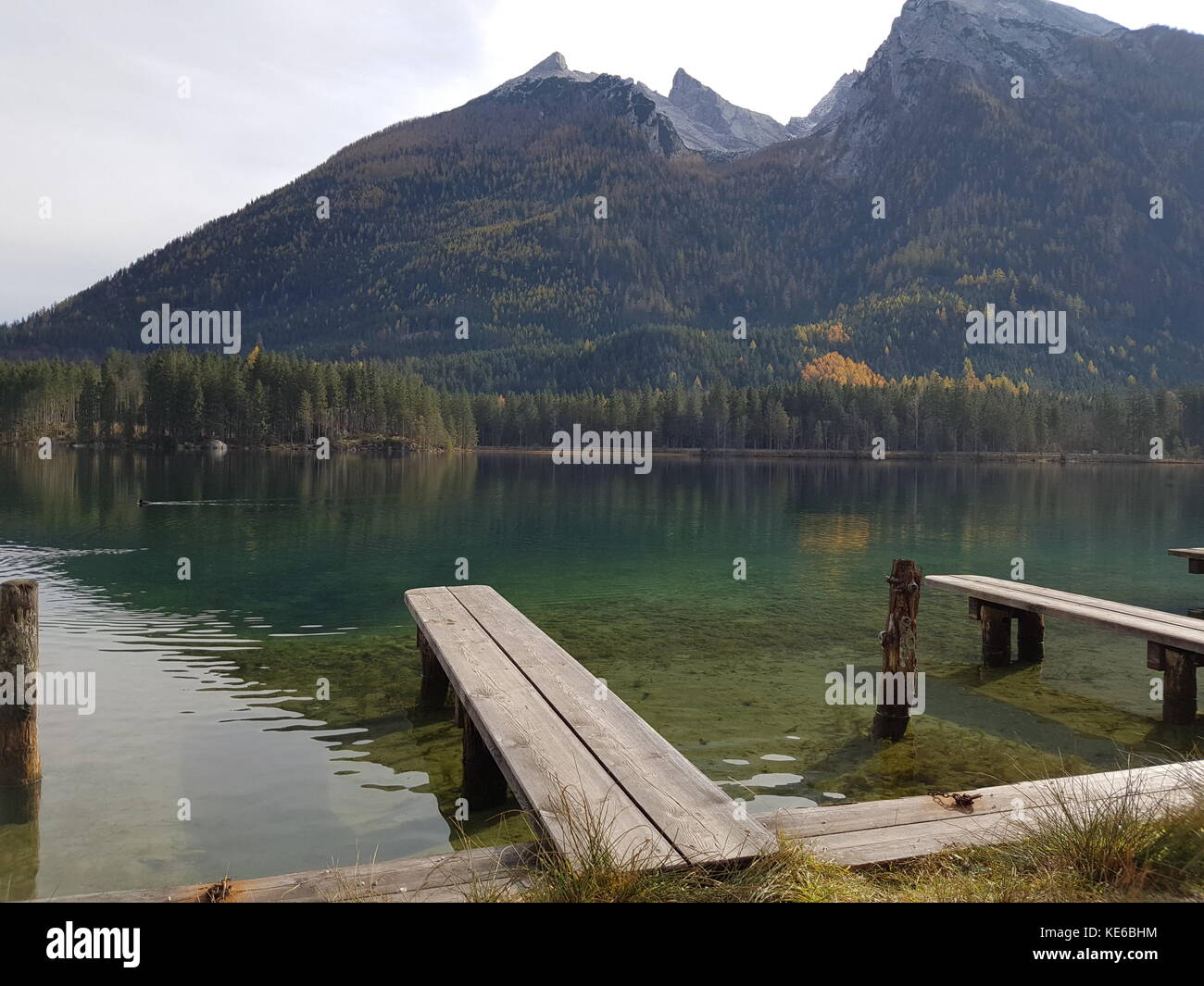 Autumn landscape / Hintersee (Ramsau), Germany Stock Photo - Alamy