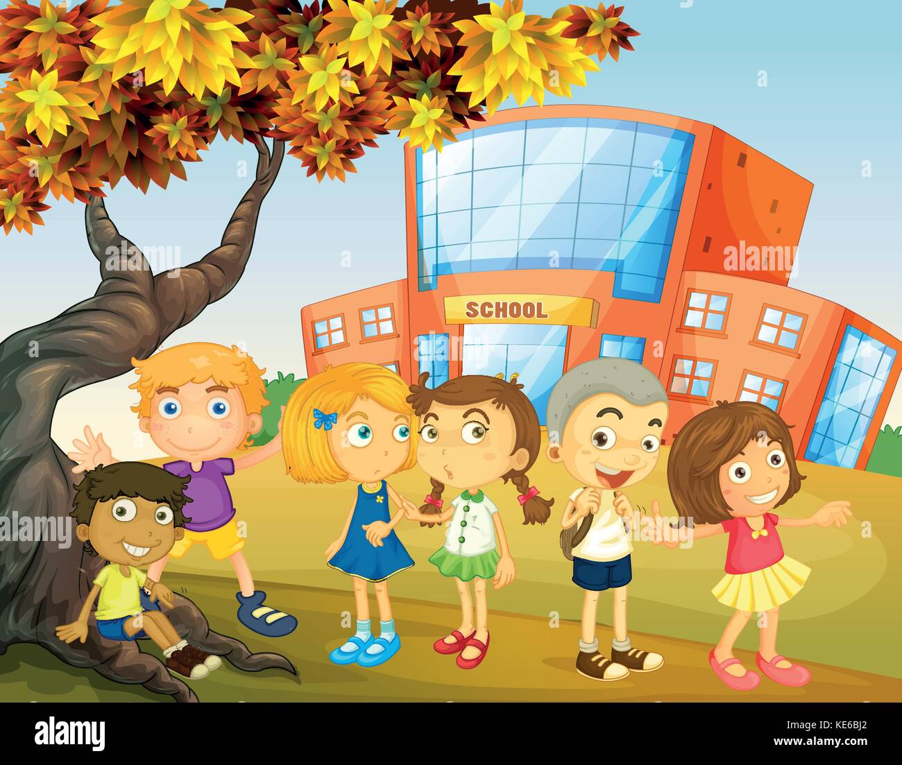 Out of campus Stock Vector Images - Alamy