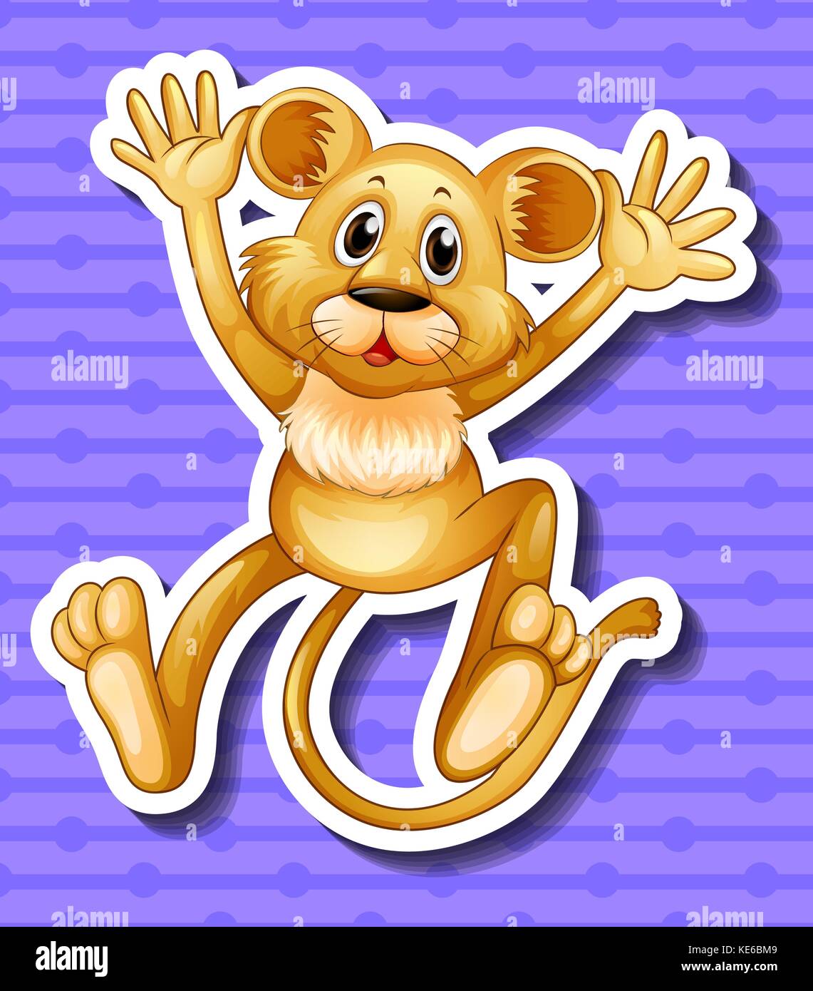 Lion cub face Stock Vector Images - Alamy