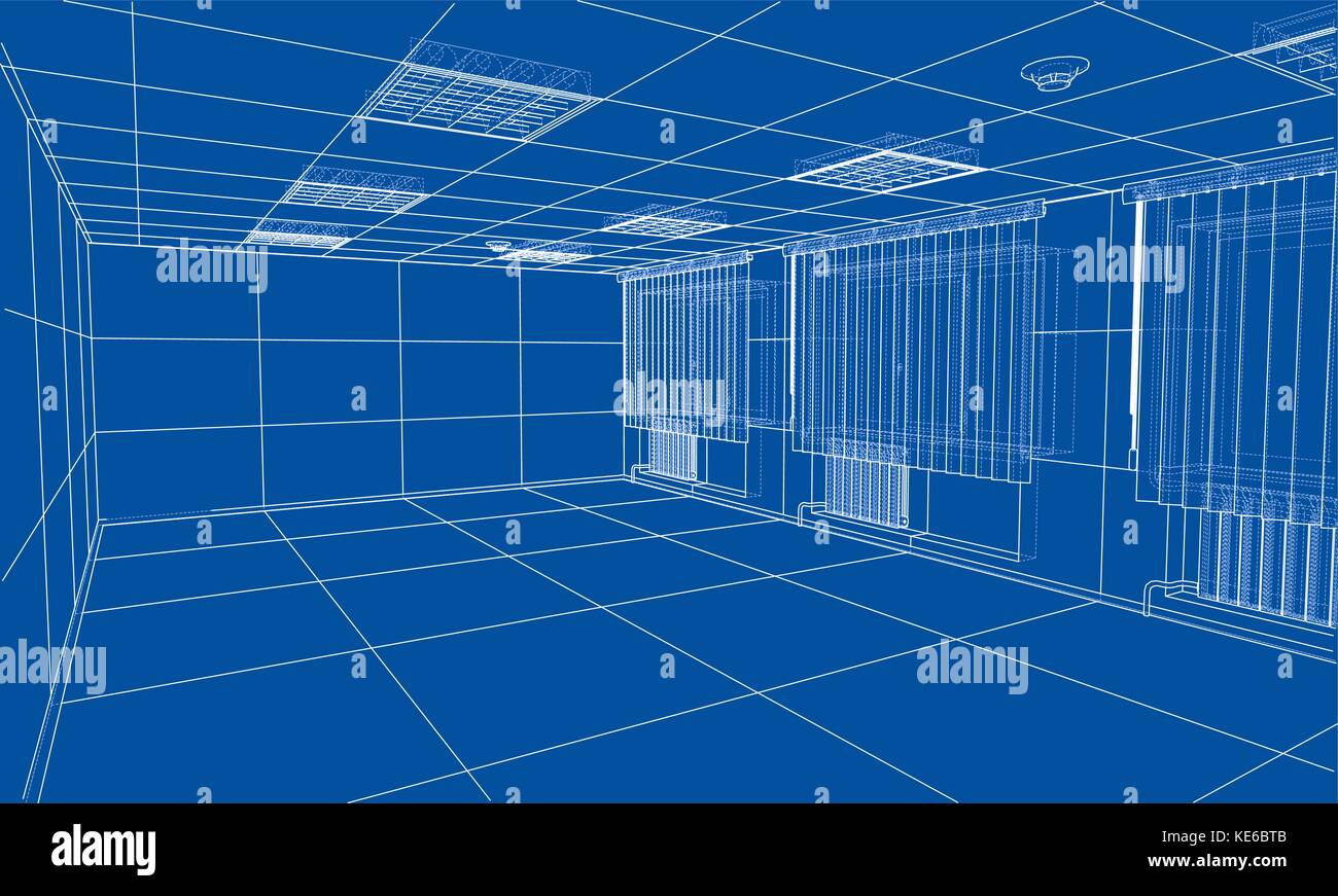 3d rendering hall modern Stock Vector Images - Alamy