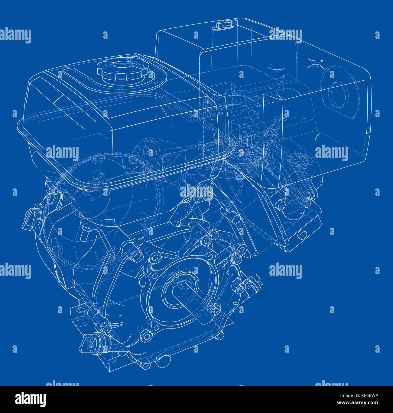 Engine sketch. Vector Stock Vector Image & Art - Alamy