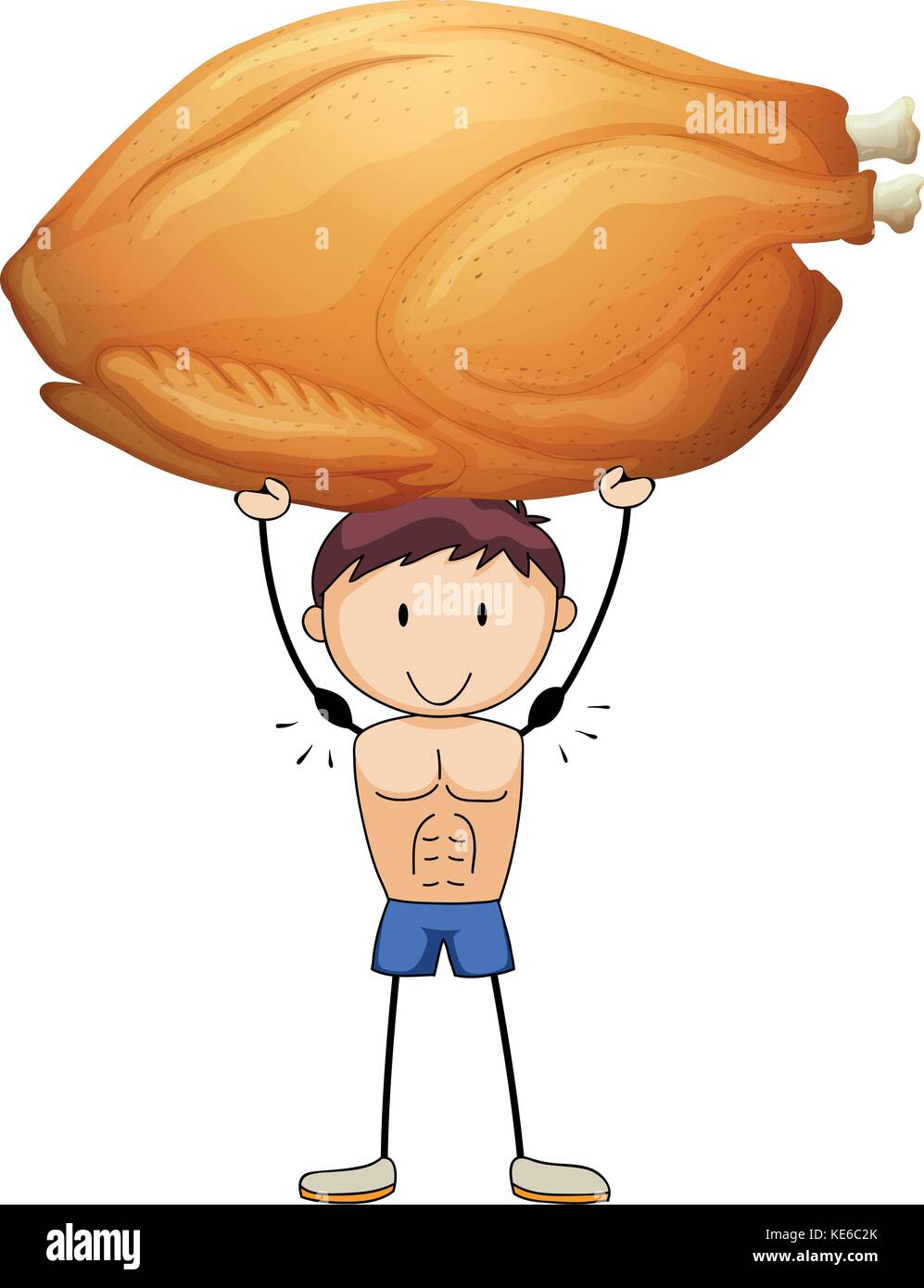 Vector man lifting up Stock Vector Images - Alamy