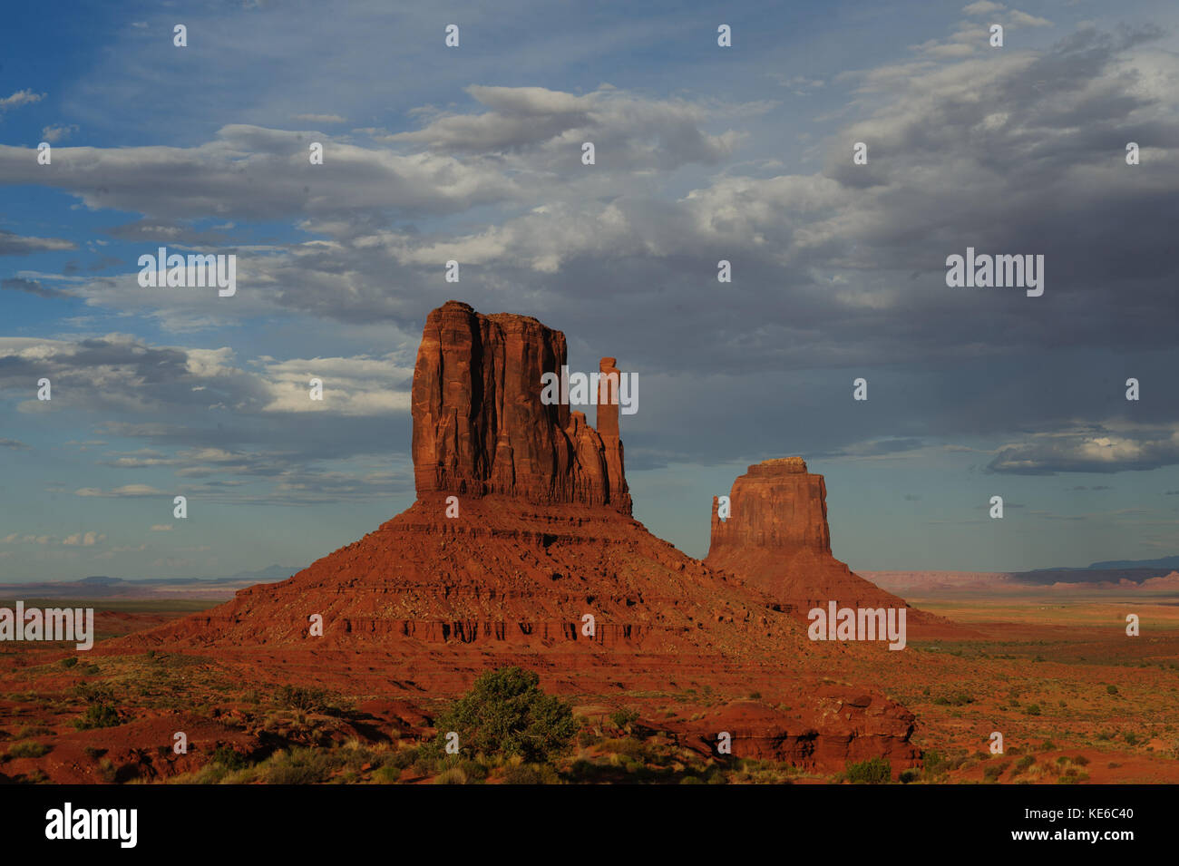 Monument Valley at Sunset Stock Photo - Alamy