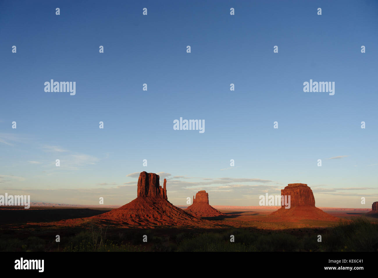 Monument Valley at Sunset Stock Photo - Alamy