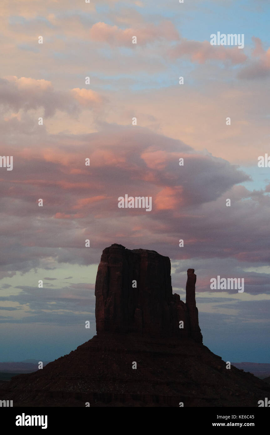 Monument Valley at Sunset Stock Photo - Alamy