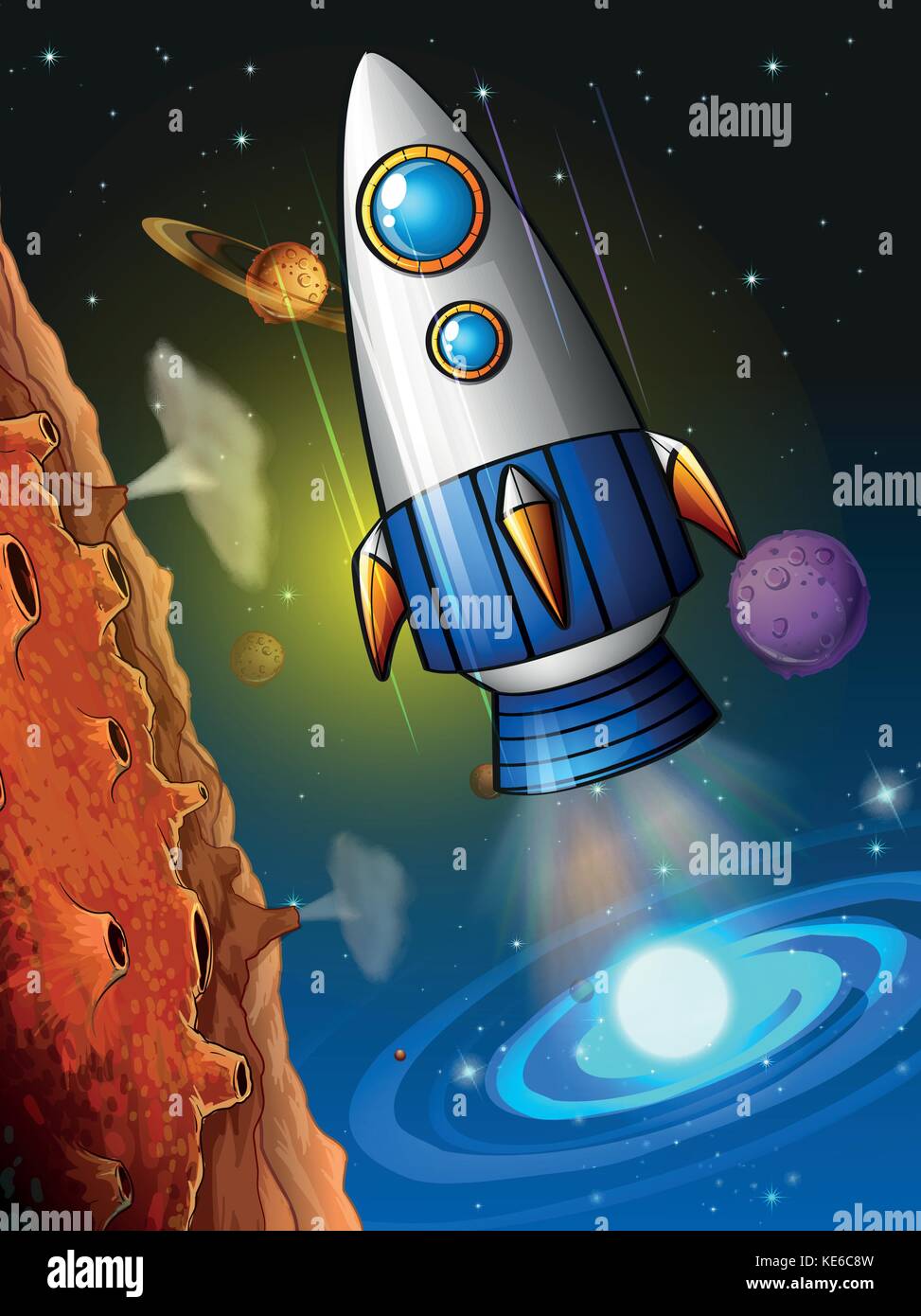 Floating around Stock Vector Images - Alamy