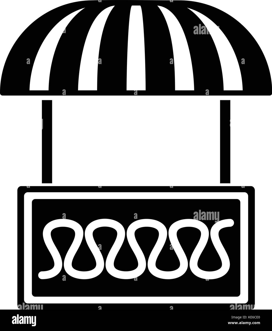 Commercial stall icon, simple black style Stock Vector Image & Art - Alamy