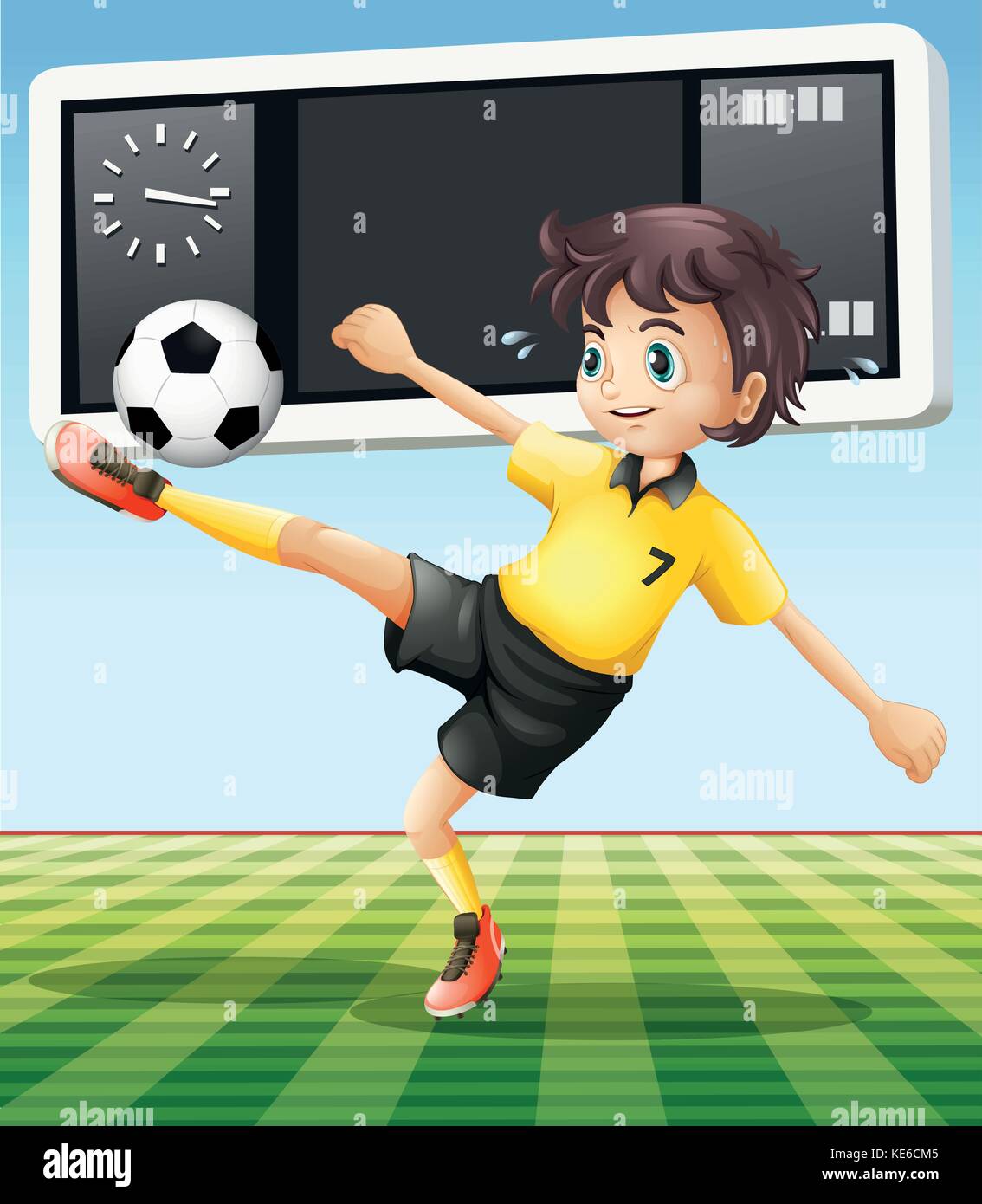 Soccer outfit Stock Vector Images - Alamy