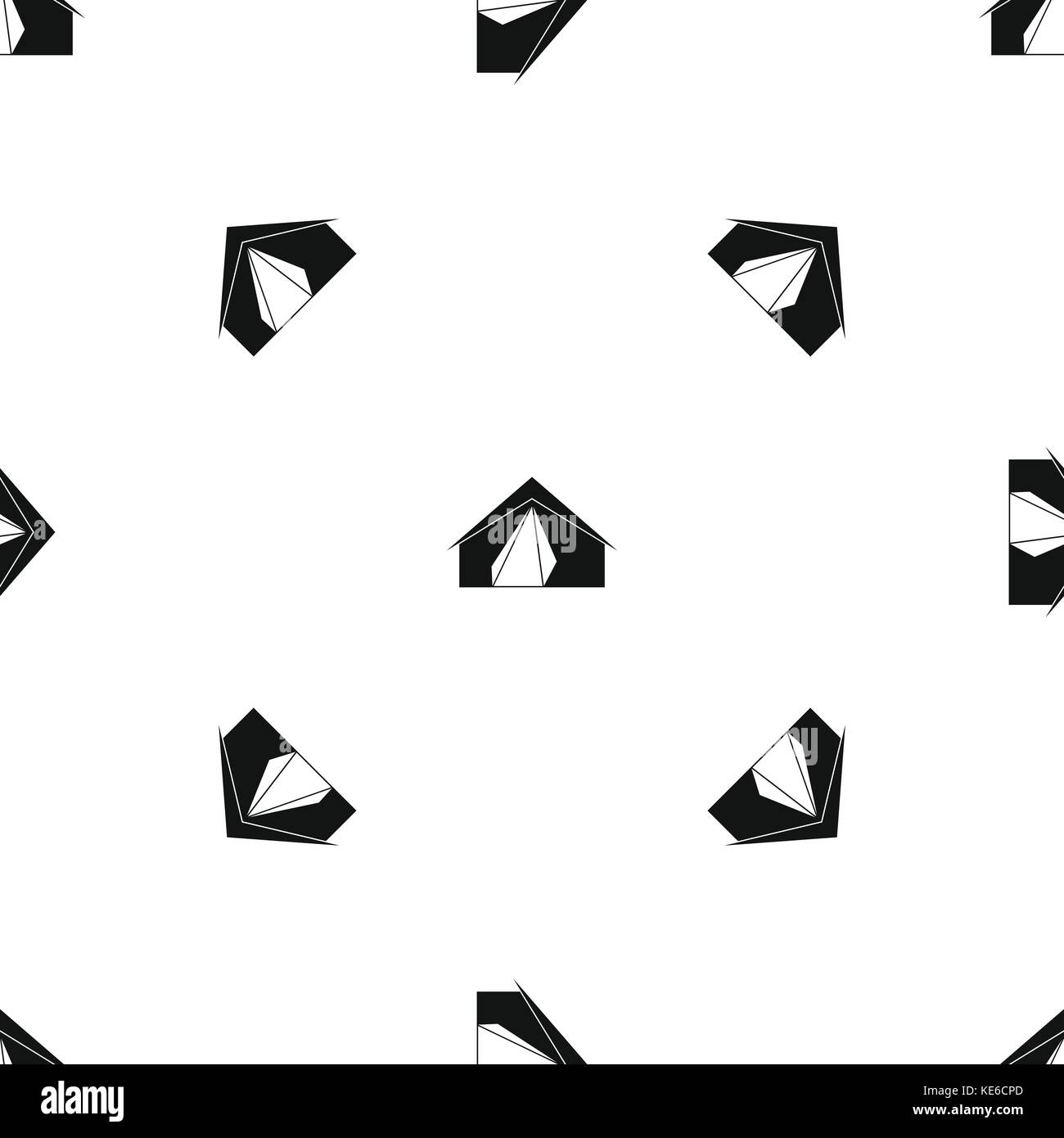 Open tent pattern seamless black Stock Vector Image & Art - Alamy