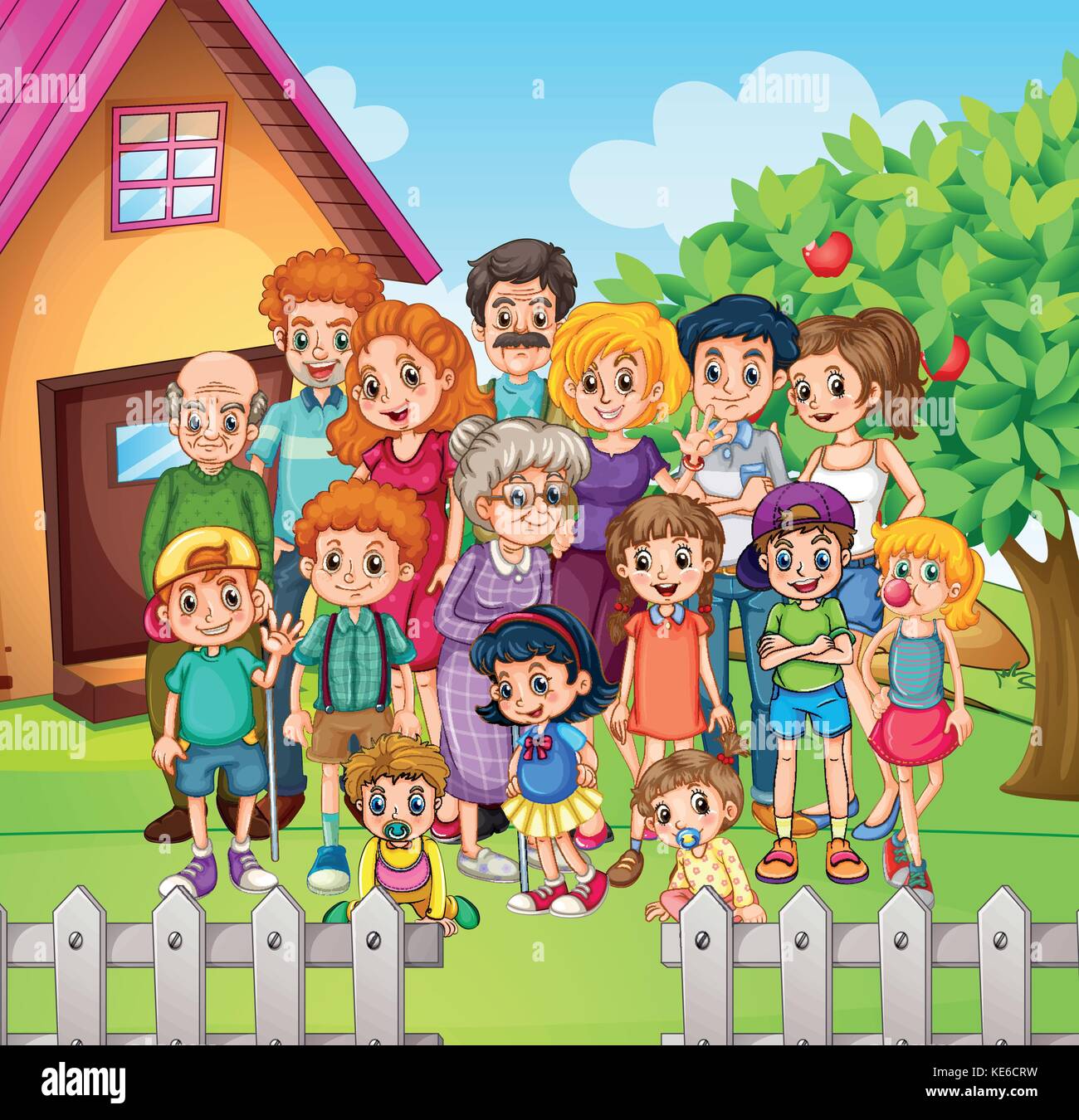 Siblings Cartoon Stock Photos & Siblings Cartoon Stock Images - Alamy