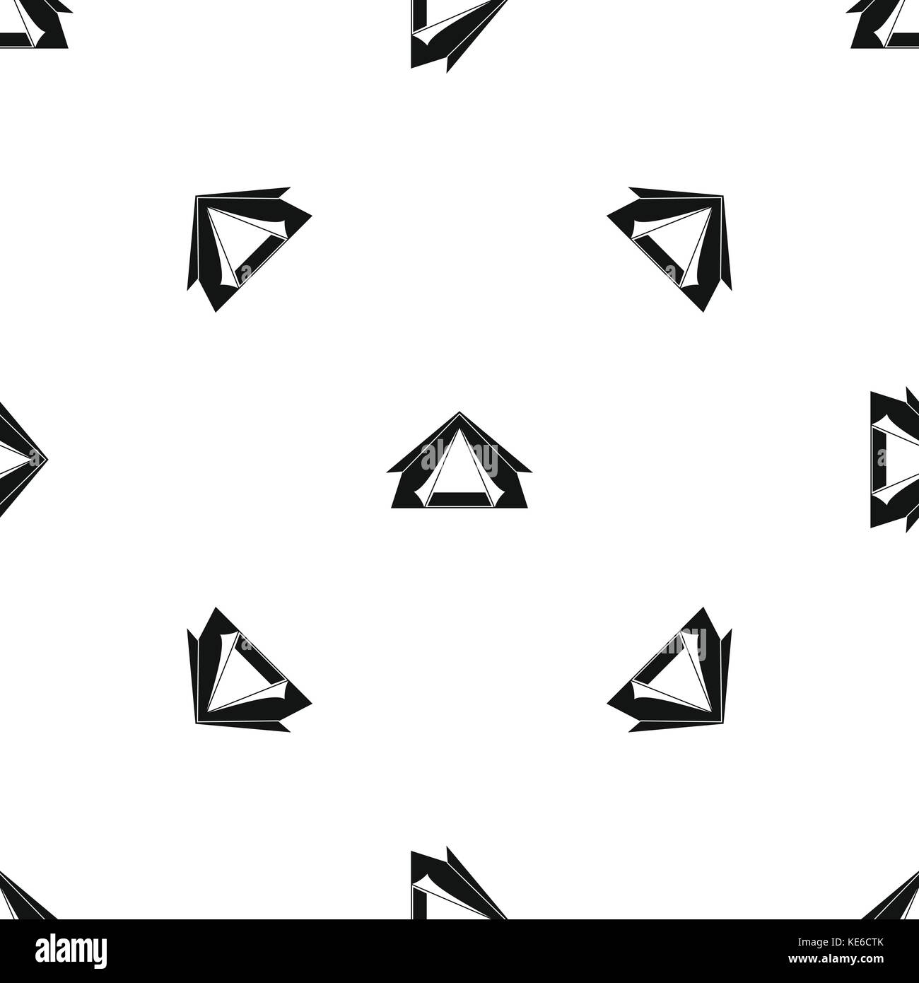 Tourist tent pattern seamless black Stock Vector Image & Art - Alamy