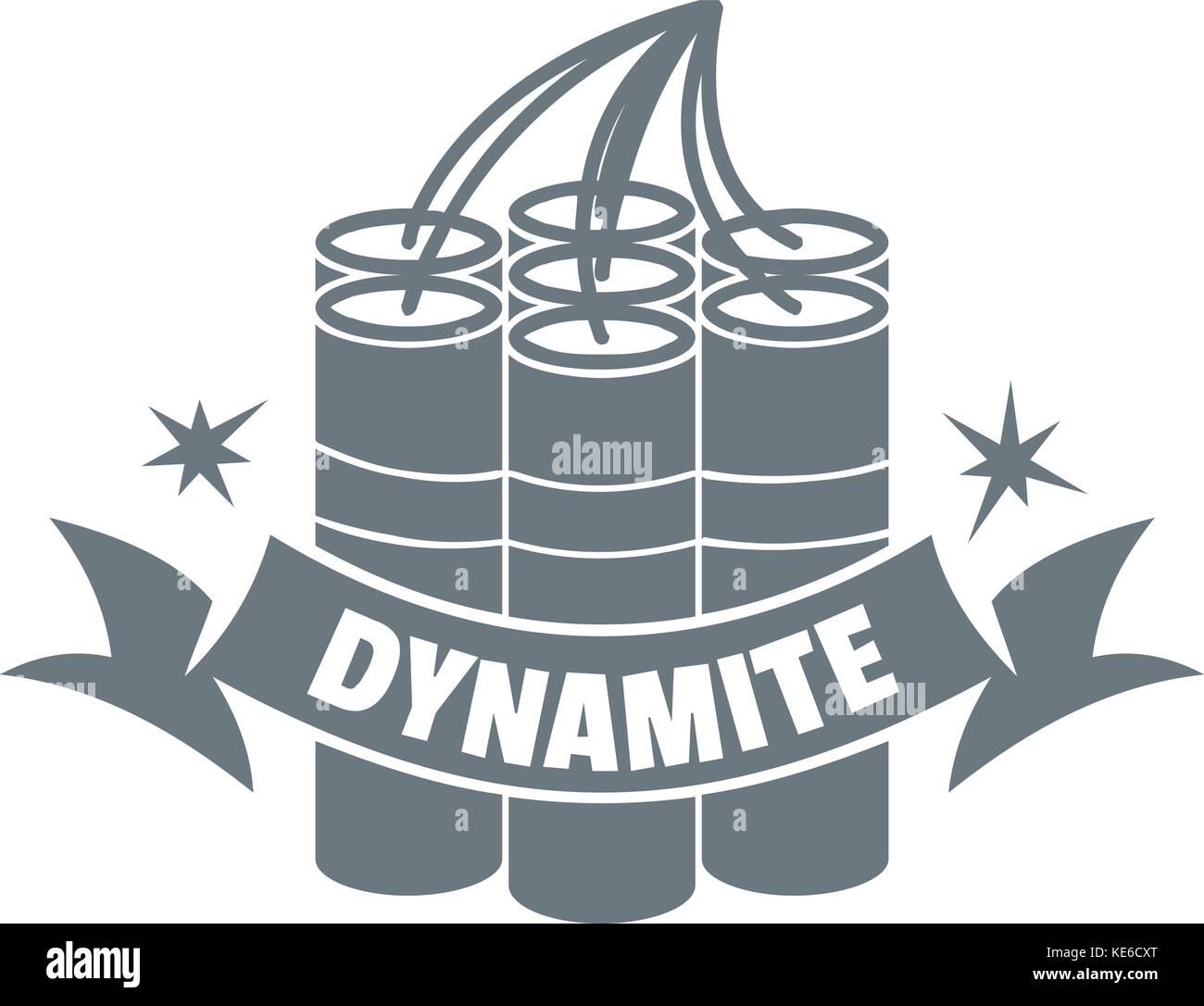 Dynamite logo, vintage style Stock Vector Image & Art - Alamy