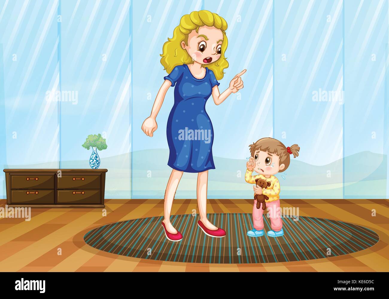 Mother teaching her child a lesson illustration Stock Vector Image ... Mother teaching her child a lesson illustration Stock Vector Image ...