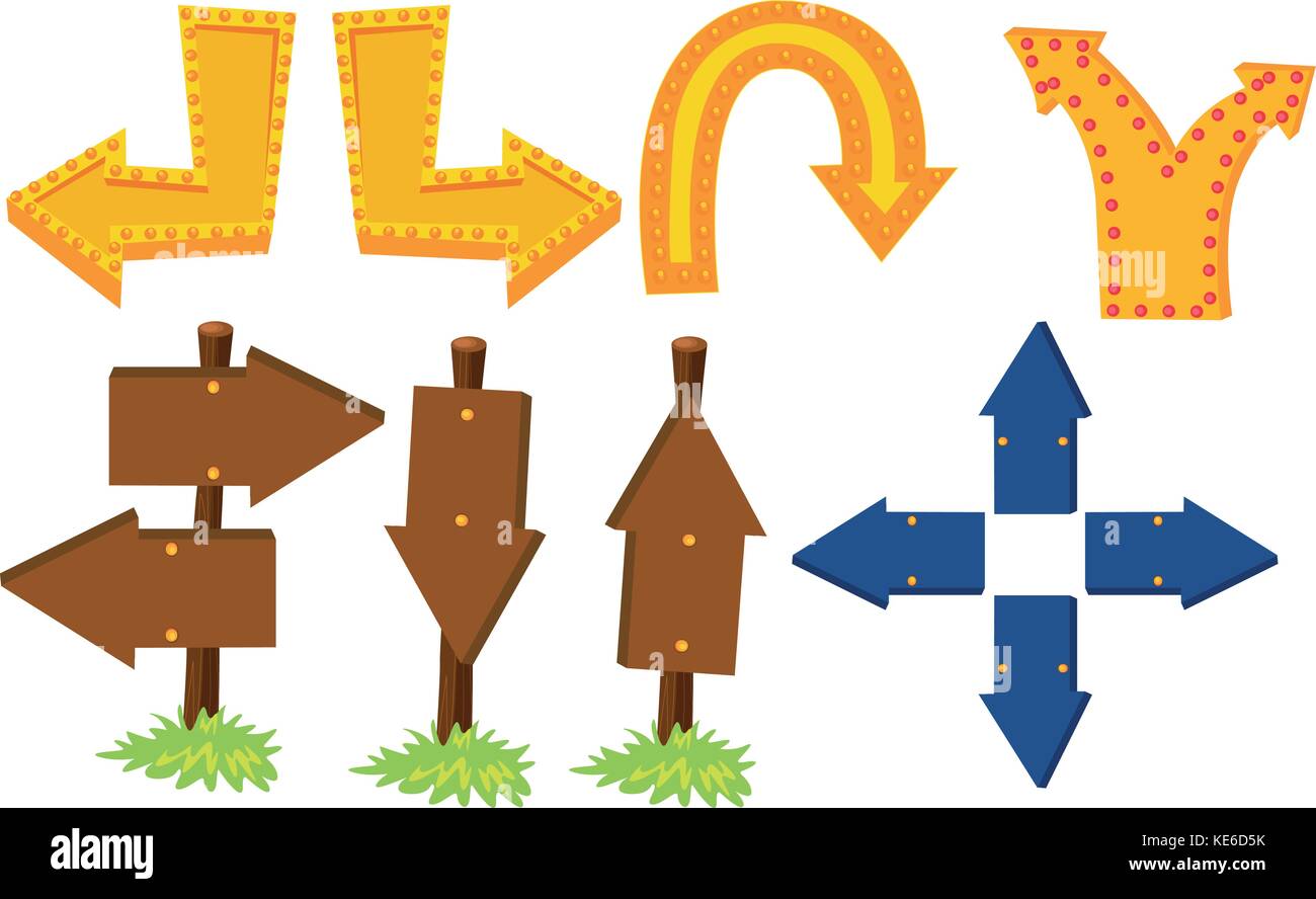 Set different traffic signs hi-res stock photography and images - Alamy