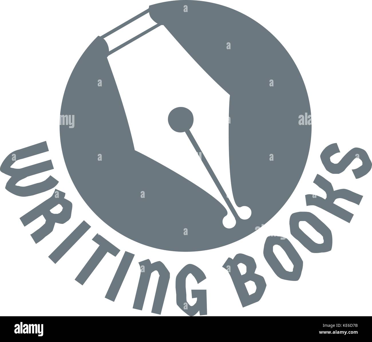 Writing book logo, vintage style Stock Vector Image & Art - Alamy