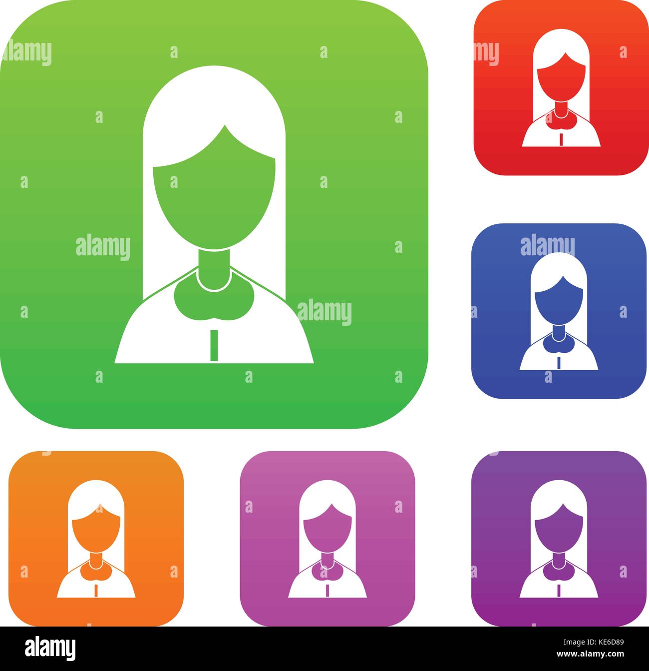 Mother set color collection Stock Vector Image & Art - Alamy