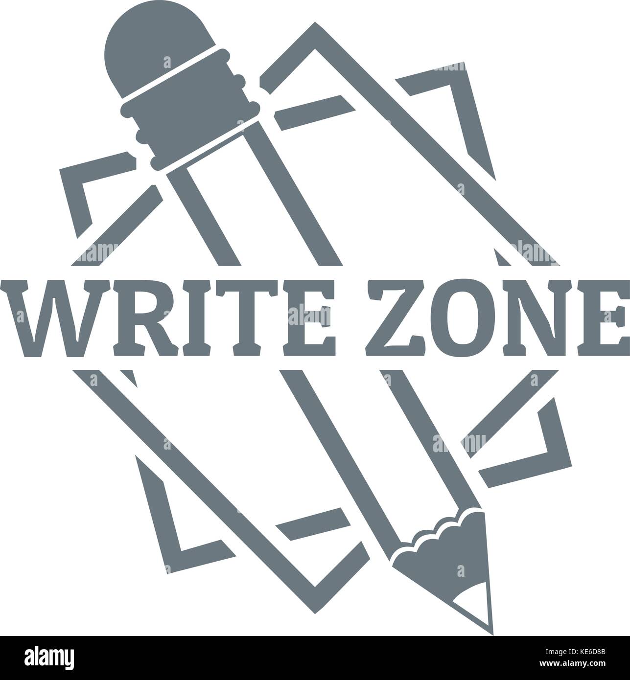 Write zone logo, vintage style Stock Vector Image & Art - Alamy