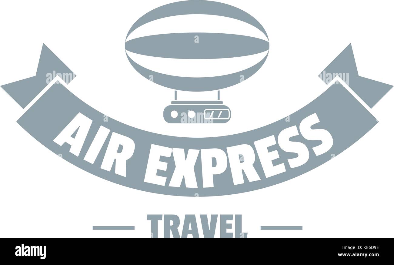 Tourism dirigible logo, simple gray style Stock Vector Image & Art - Alamy