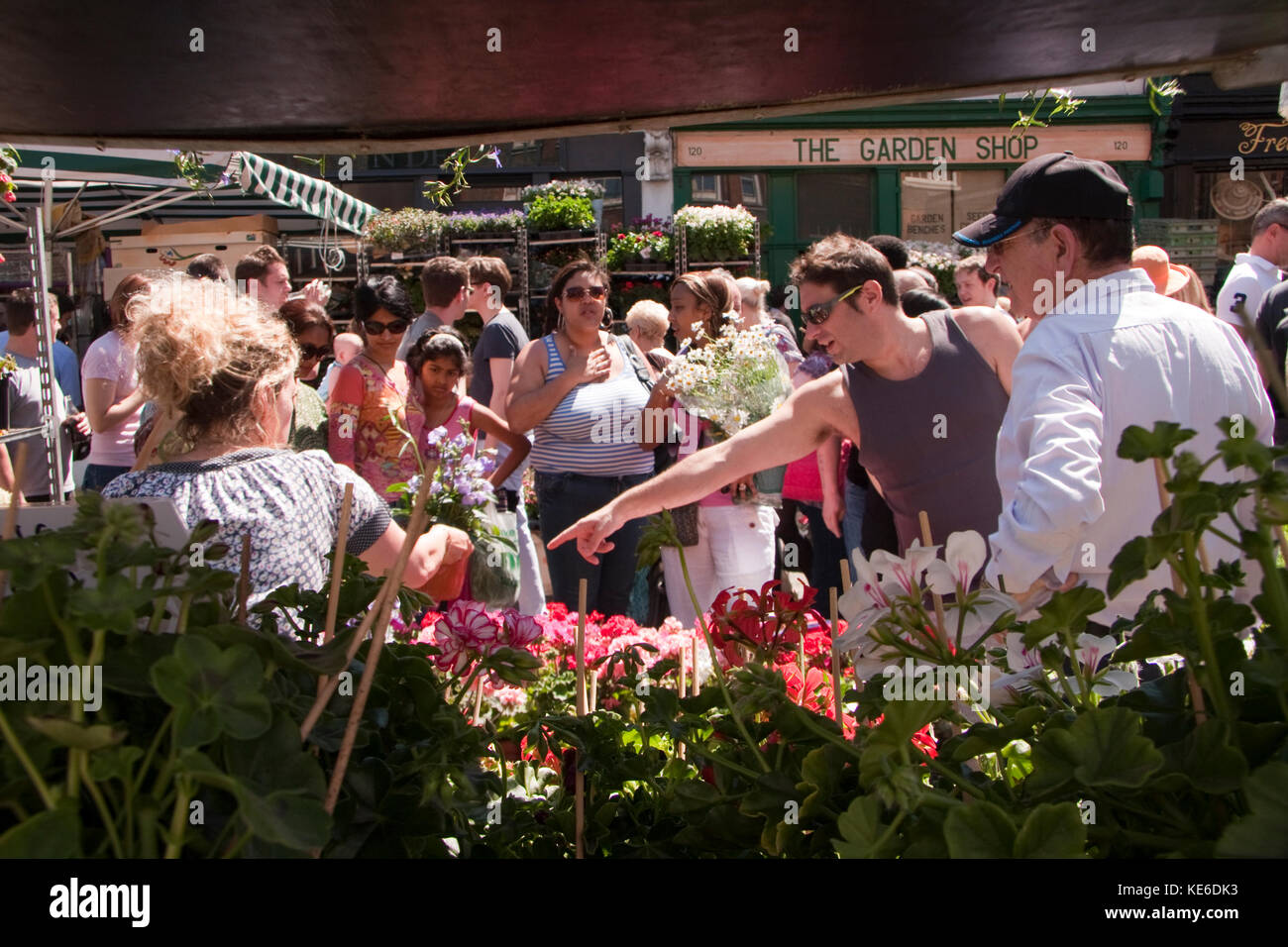 Columbia Rd Flower Market, London E2 Stock Photo - Alamy