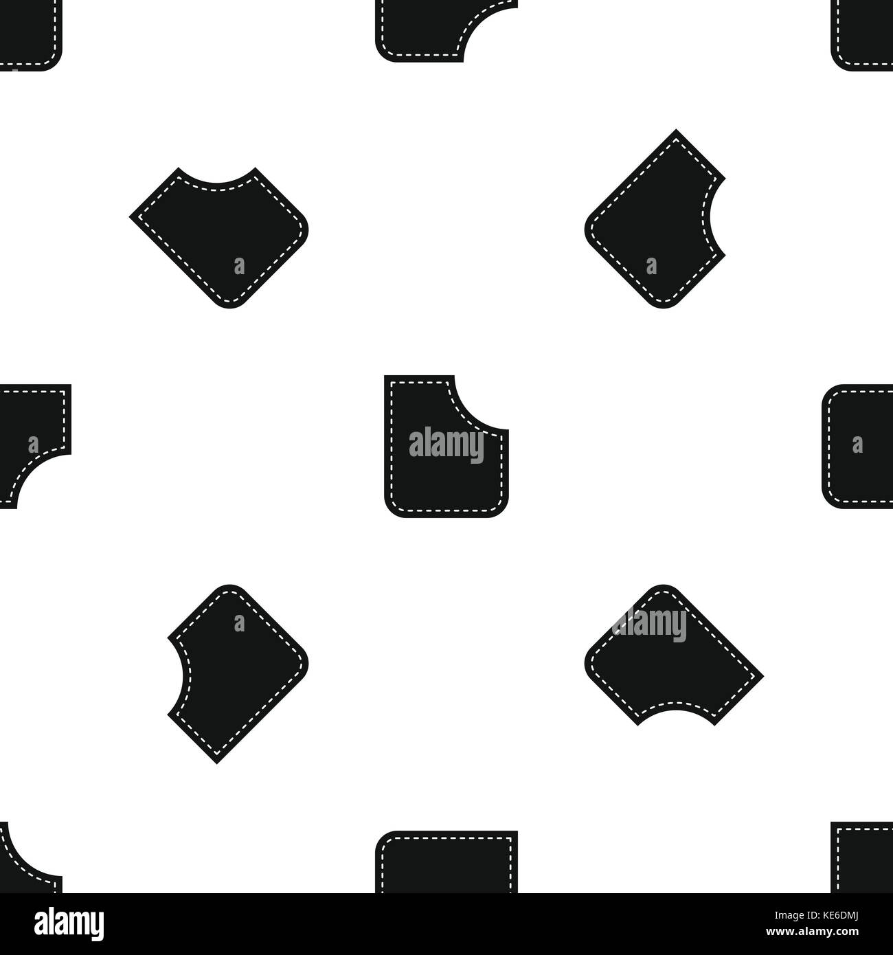 Abstract pocket pattern seamless black Stock Vector Image & Art - Alamy