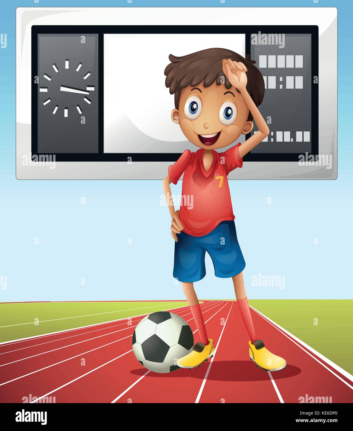 Olympic score board Stock Vector Images - Alamy
