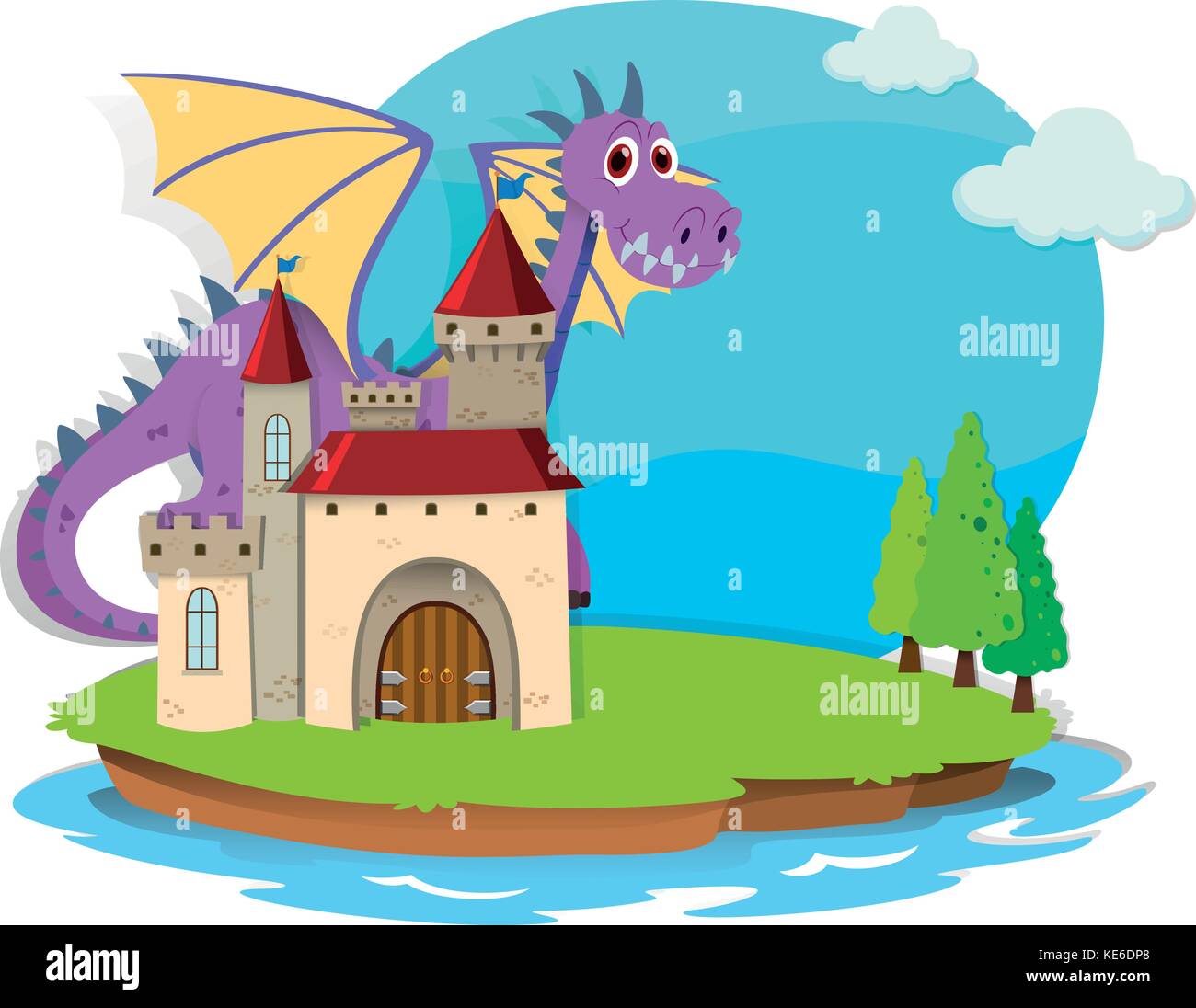 Island towers Stock Vector Images - Alamy