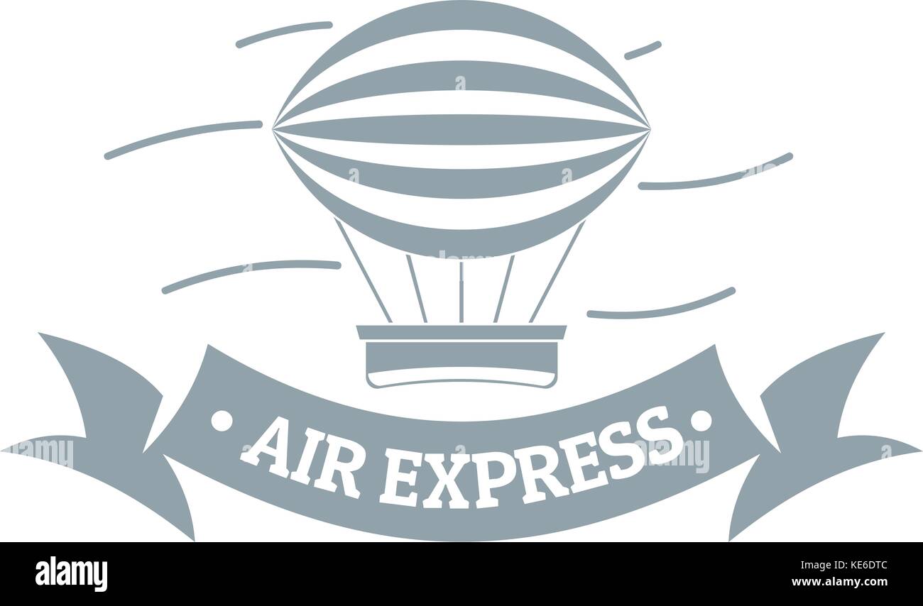 Vintage dirigible logo, simple gray style Stock Vector Image & Art - Alamy