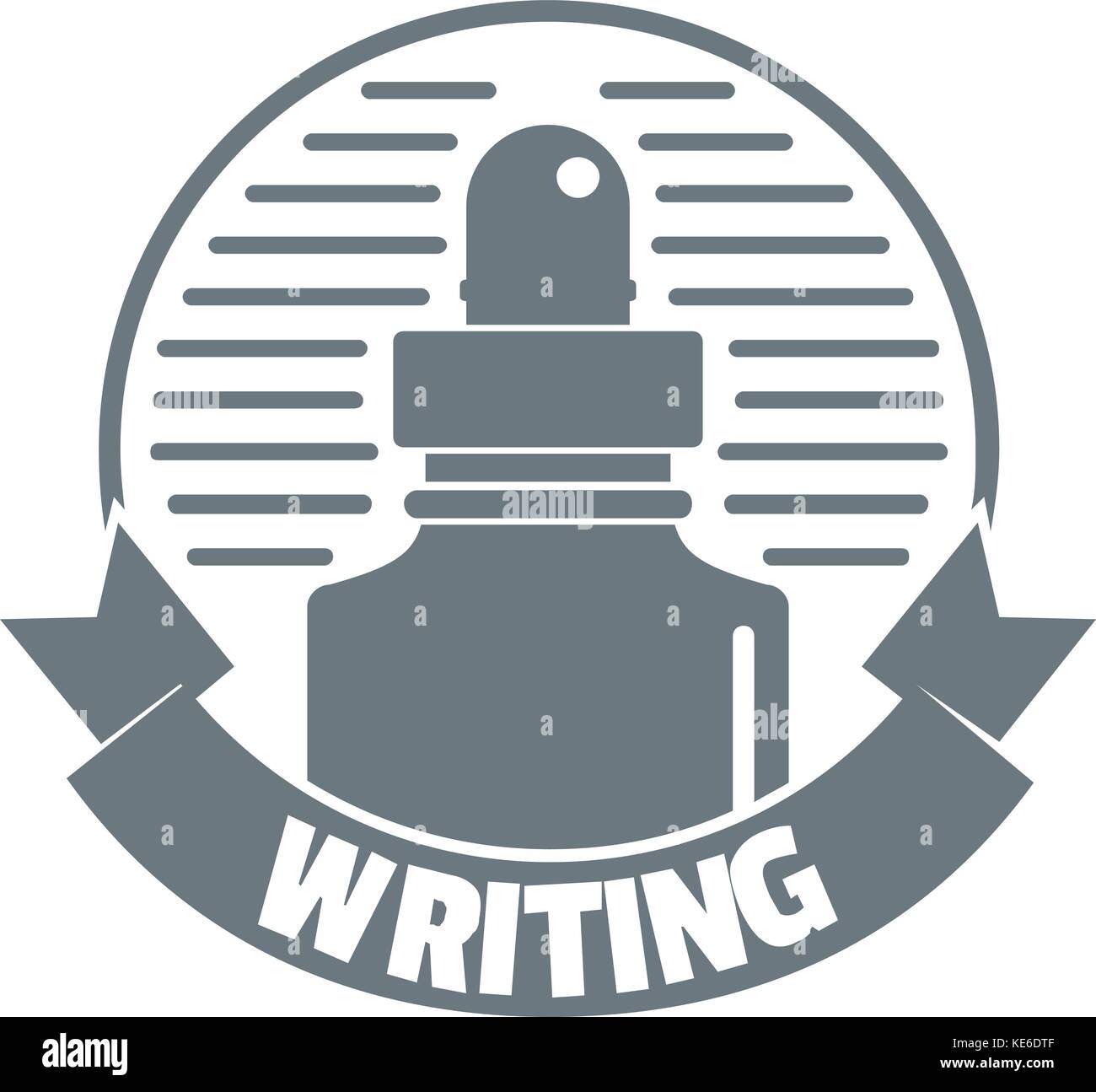 Ink for pen logo, vintage style Stock Vector Image & Art - Alamy