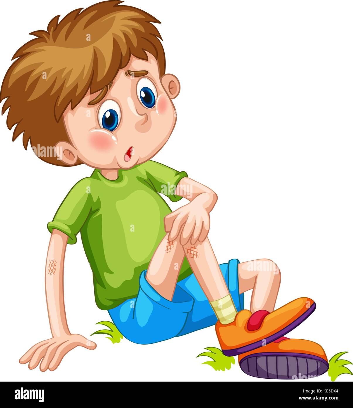 Child bruises Stock Vector Images - Alamy