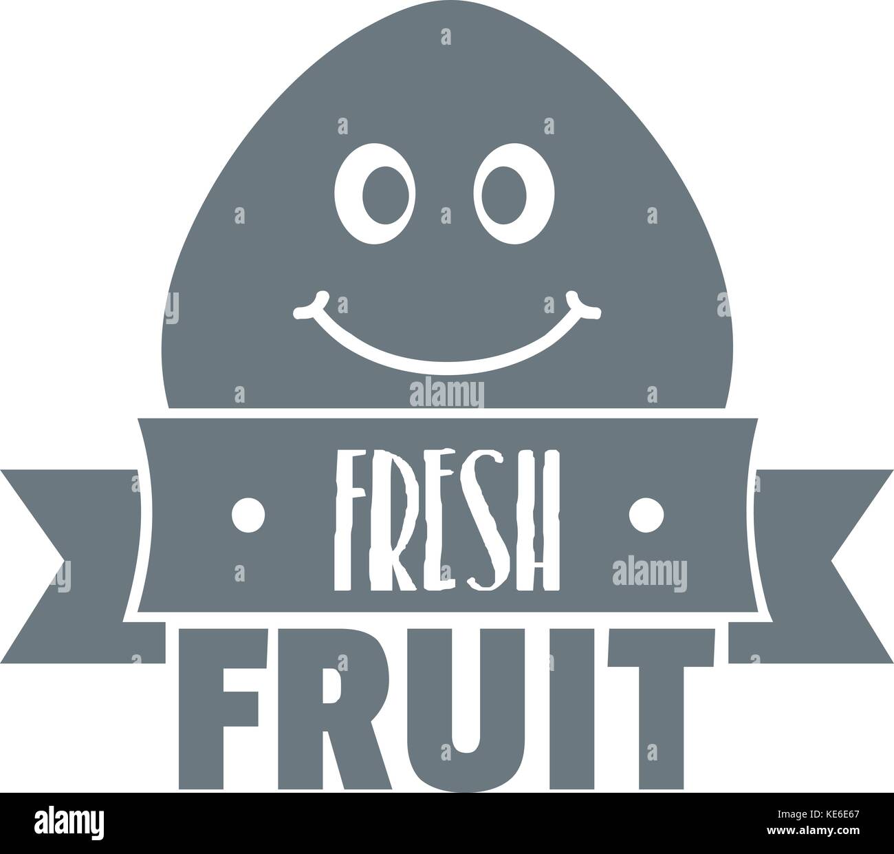 Fresh fruit logo, vintage style Stock Vector Image & Art - Alamy