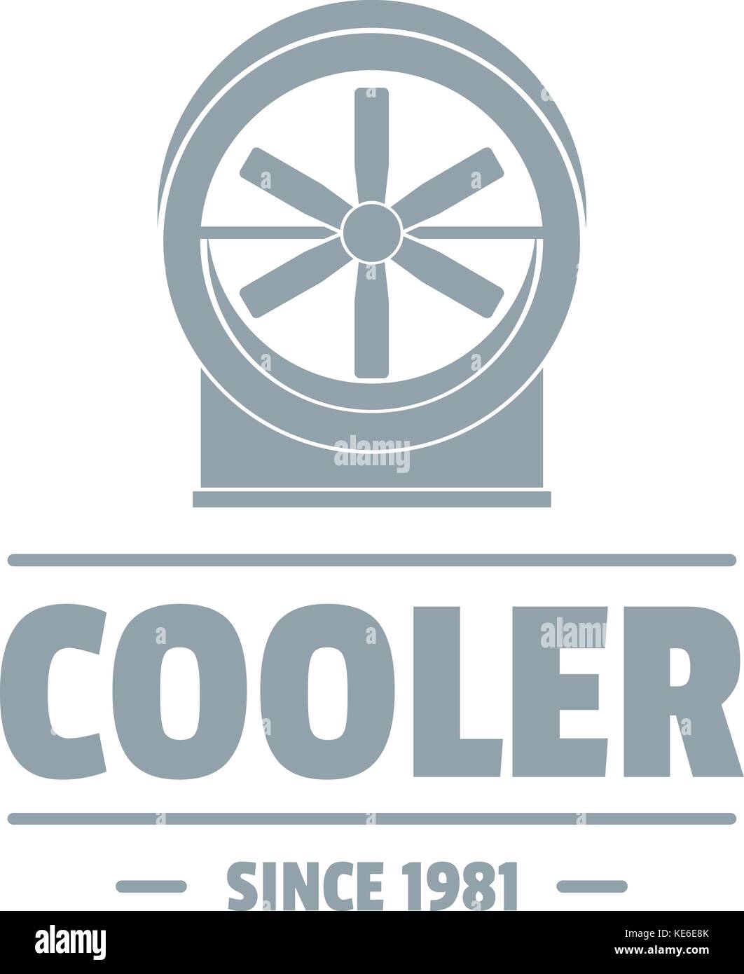 Power cooler logo, simple gray style Stock Vector Image & Art - Alamy
