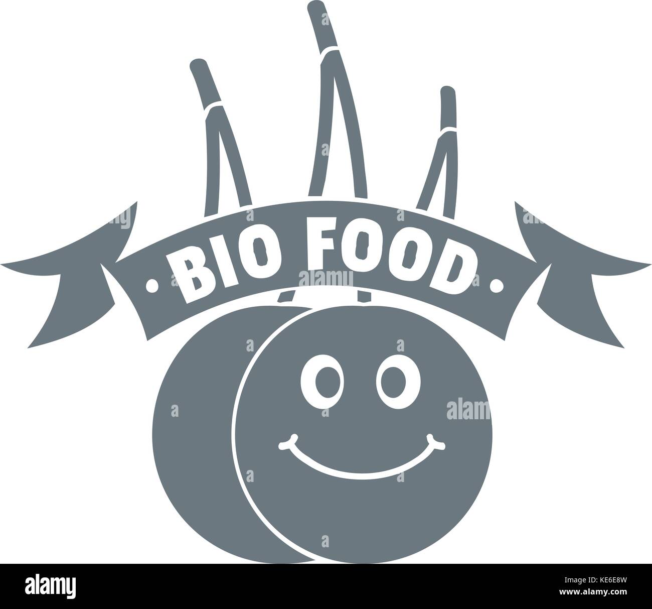 Bio food logo, vintage style Stock Vector Image & Art - Alamy