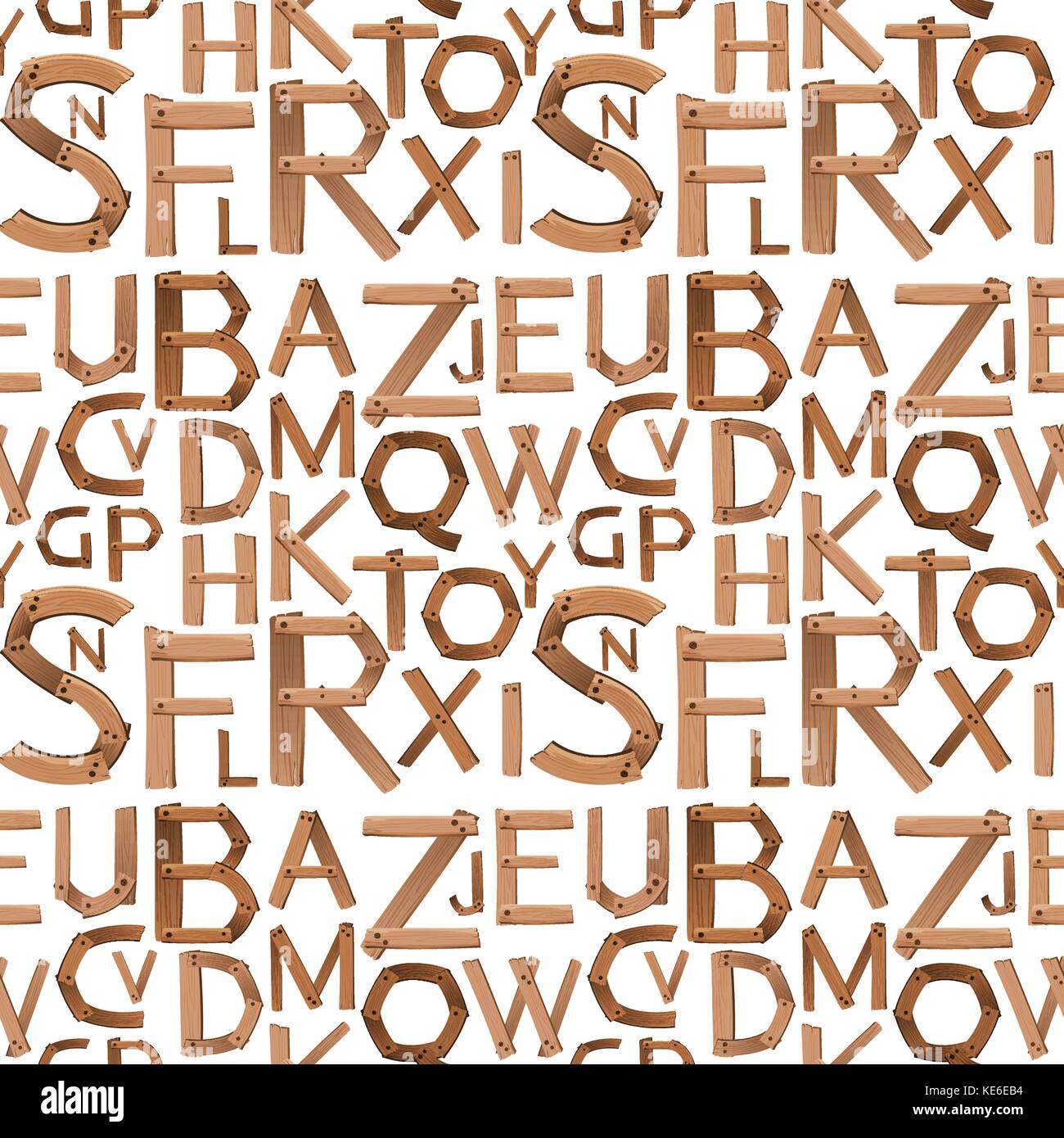 Repeating alphabet hi-res stock photography and images - Alamy