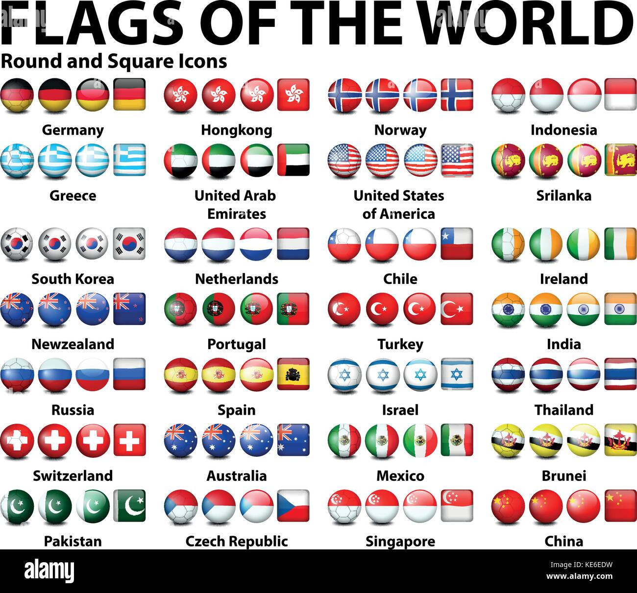 Flags Of The World Icons